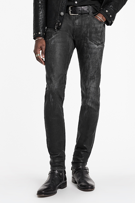 SKINNY FIT ROCKER WASH DENIM BLACK | Online Outlet | Otrium