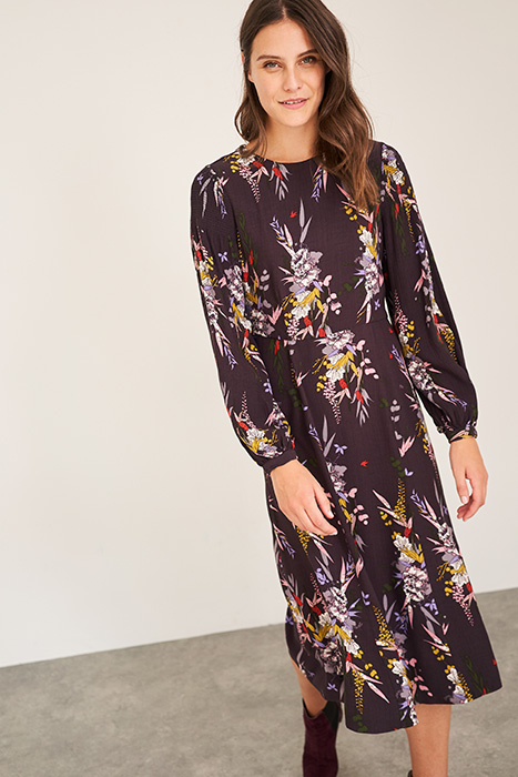 HIMARI ECOVERO DRESS PURPLE MLT | Online Outlet | Otrium