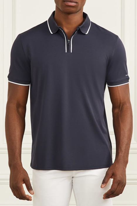 MARCIANO BY GUESS FORMAL PERFORMANCE SMART POLO SHIRT BLUE | Online ...