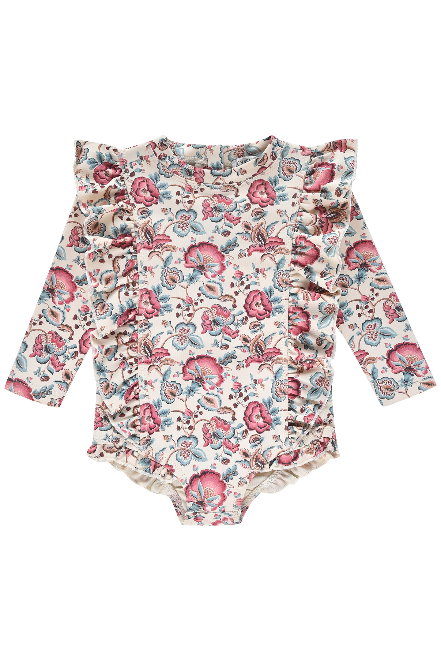 BATHING SUIT AURELIE CREAM INDIAN FLOWERS | Online Outlet | Otrium