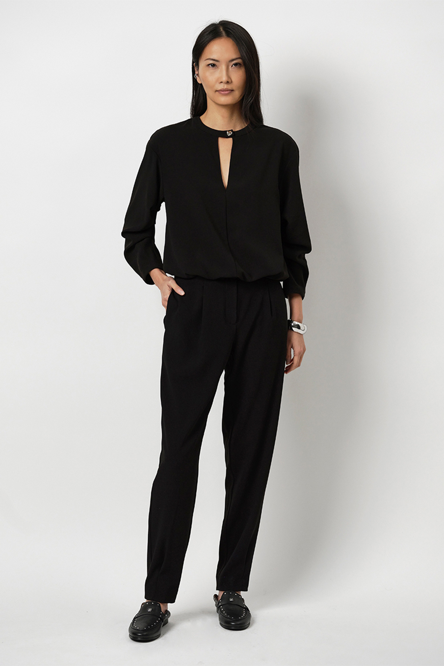 MIMOU CONSTRUCTED PANTS RAVEN | Online Outlet | Otrium